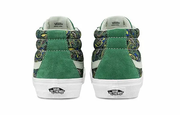 VANS Sk8-mid Reissue Paisley Sneakers - Green