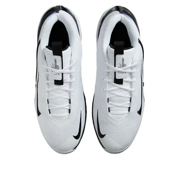 Nike Zoom Gt Jump Academy Athletic Sneakers - White/black/metallic Silver