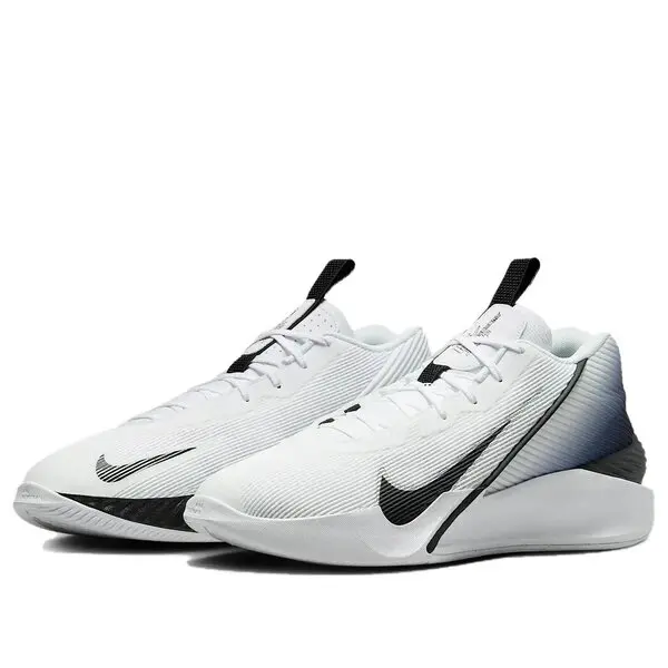 Nike Zoom Gt Jump Academy Athletic Sneakers - White/black/metallic Silver