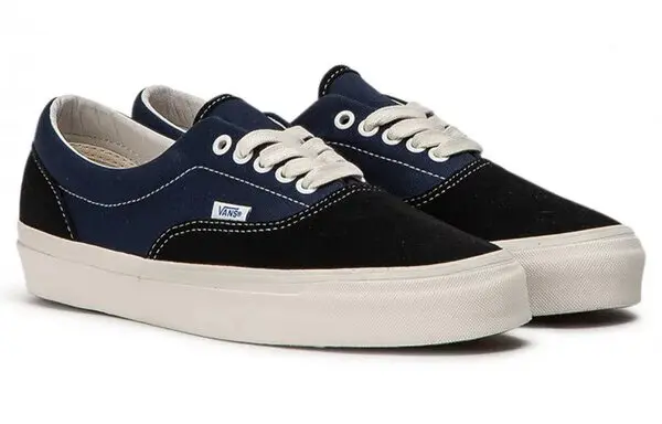 VANS Era Lx Suede Canvas Low Top Sneakers - Blue/black