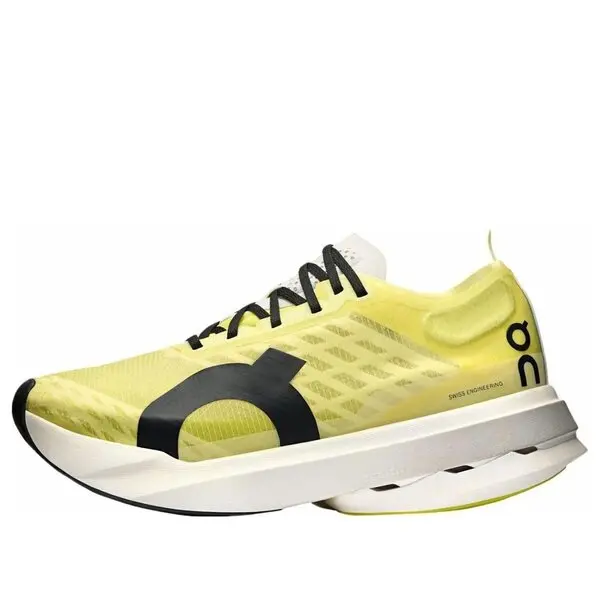 On Cloudboom Strike Athletic Shoes - Limelight/wolf