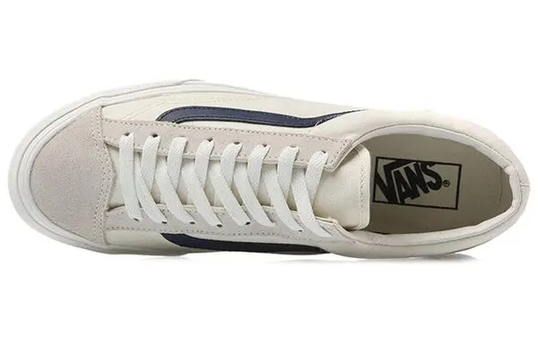 VANS Style 36 Marshmallow Lace Up Sneakers - White/blue