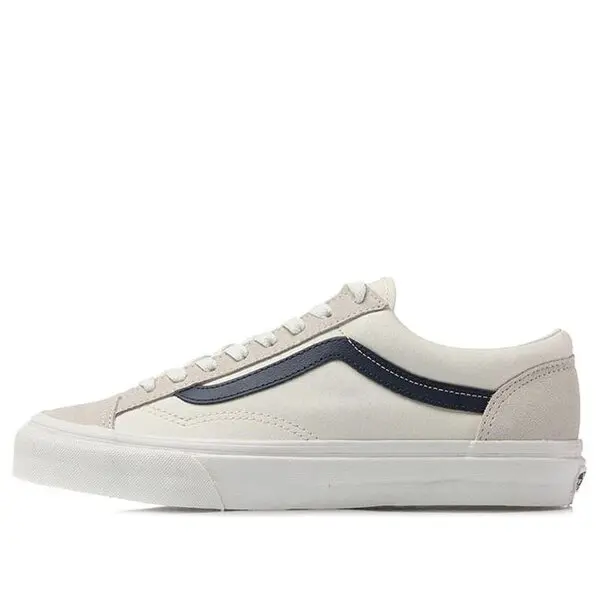 VANS Style 36 Marshmallow Lace Up Sneakers - White/blue