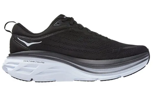 Hoka One One Bondi Running Shoe - Black/white