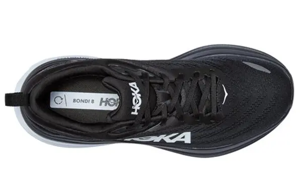 Hoka One One Bondi Running Shoe - Black/white