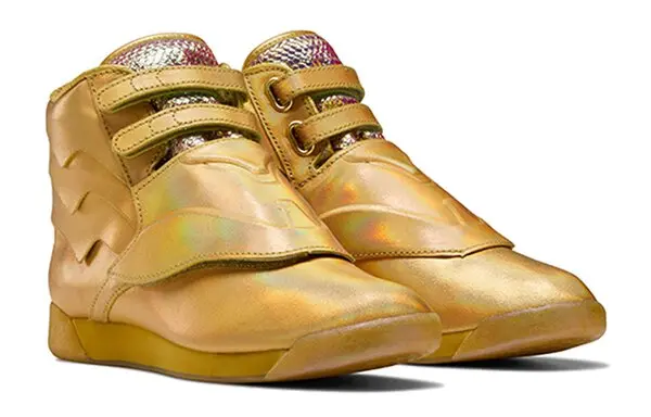 REEBOK Wmns Freestyle Hi 'golden Eagle Armor - Gold