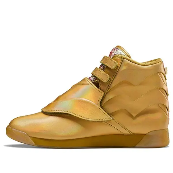 REEBOK Wmns Freestyle Hi 'golden Eagle Armor - Gold