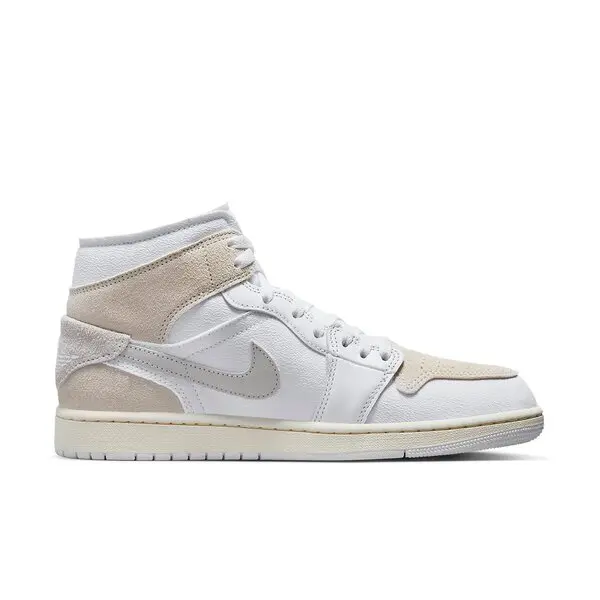 JORDAN 1 Mid Se Craft Sneakers - White/tech Grey/sail