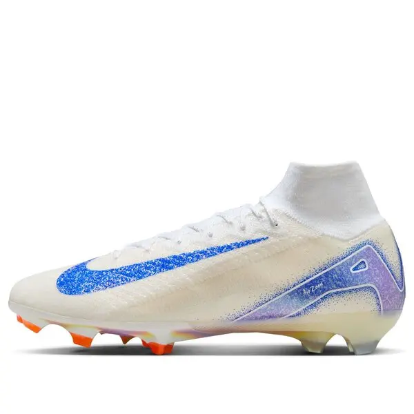 Nike Mercurial Superfly Elite Blueprint Fg High Top Soccer Cleats - White/blue