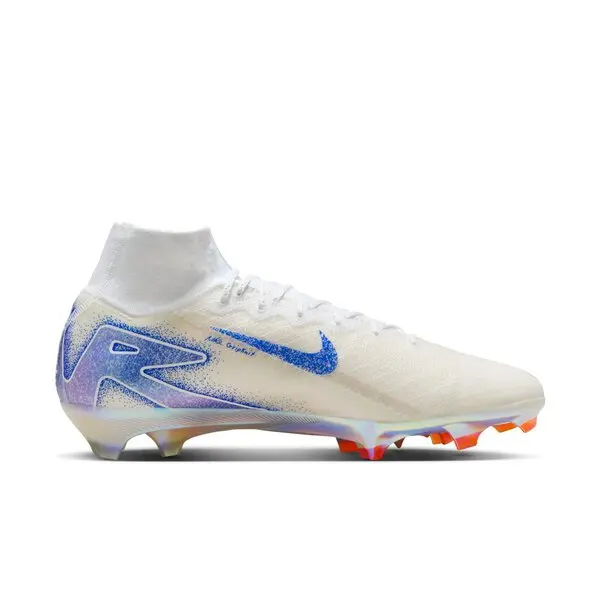 Nike Mercurial Superfly Elite Blueprint Fg High Top Soccer Cleats - White/blue