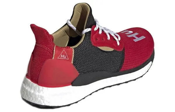Adidas X Pharrell Solar Hu Glide St "chinese New Year" Sneakers - Red/core Black