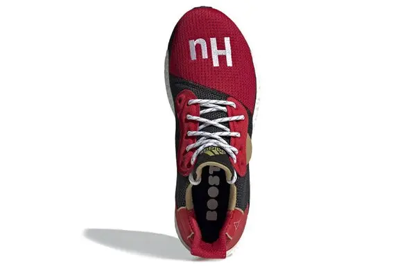 Adidas X Pharrell Solar Hu Glide St "chinese New Year" Sneakers - Red/core Black