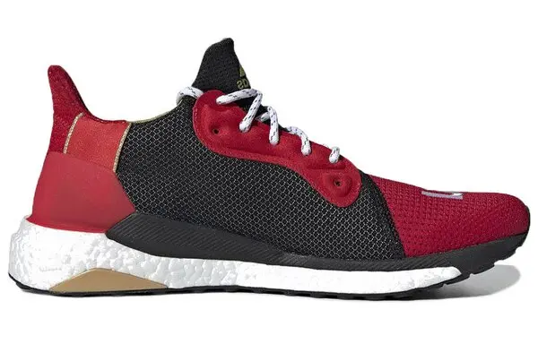 Adidas X Pharrell Solar Hu Glide St "chinese New Year" Sneakers - Red/core Black