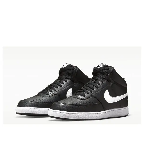 Nike Court Vision Mid Next Nature Sneakers - Black/white