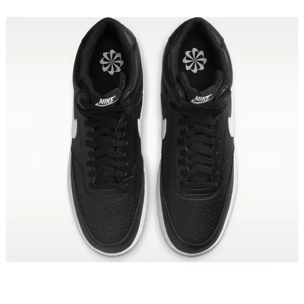 Nike Court Vision Mid Next Nature Sneakers - Black/white