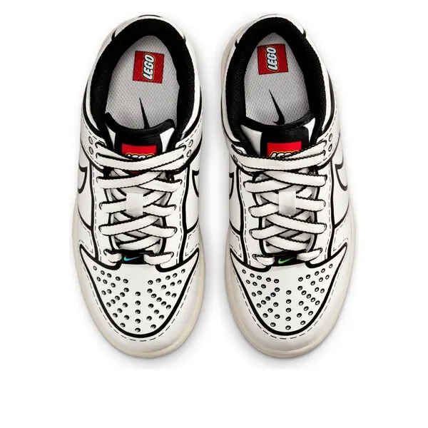 Nike X Lego Dunk Low Sneakers - Sail/black/rush Red