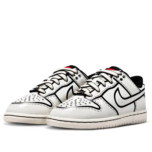 Nike X Lego Dunk Low Sneakers - Sail/black/rush Red