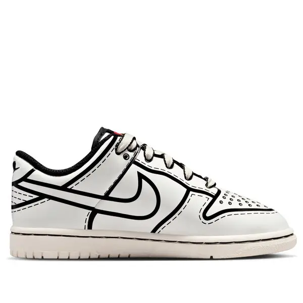 Nike X Lego Dunk Low Sneakers - Sail/black/rush Red