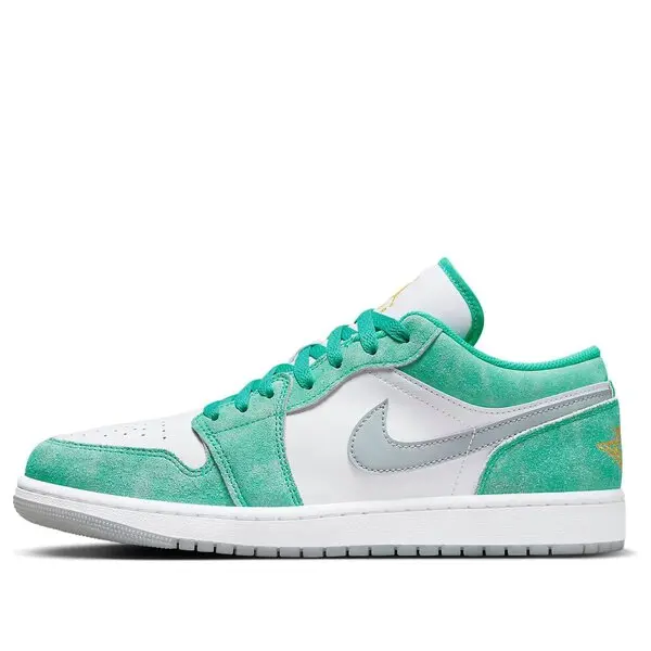 JORDAN 1 Low "new Emerald" Sneakers - Blue/gray