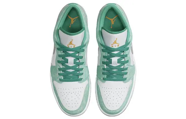 JORDAN 1 Low "new Emerald" Sneakers - Blue/gray