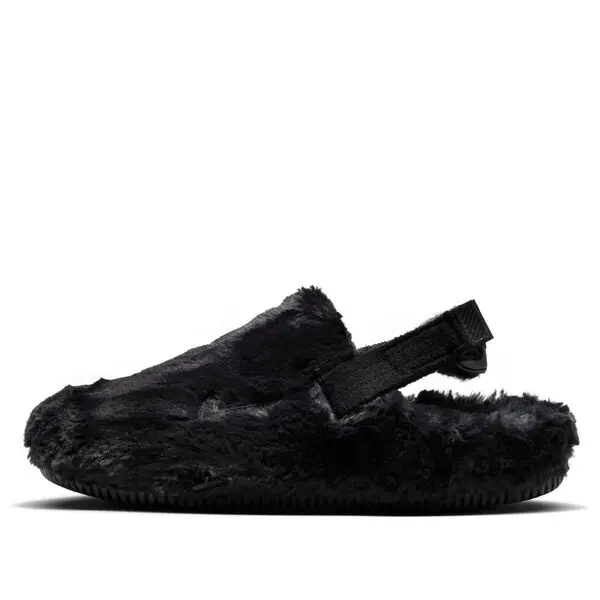 Nike Calm Mule Black Fur - Black/black