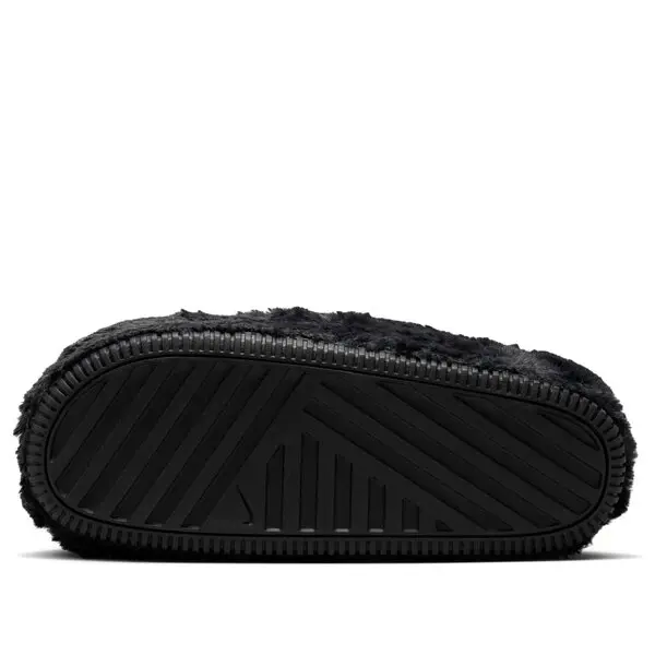 Nike Calm Mule Black Fur - Black/black