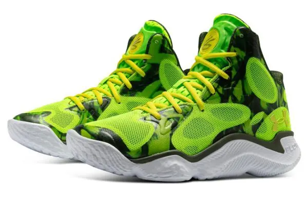 Under Armour Curry Spawn Flotro "riley's Choice" Sneakers - Hyper Green/rough
