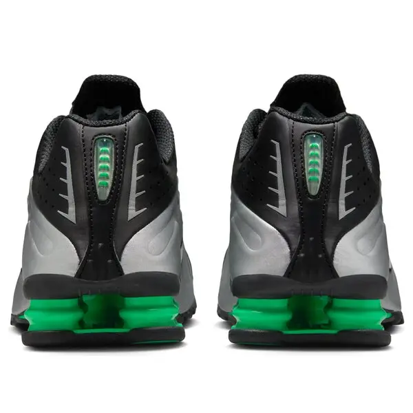 Nike Shox R4 - Metallic Silver Green Shock