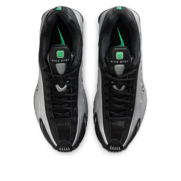Nike Shox R4 - Metallic Silver Green Shock