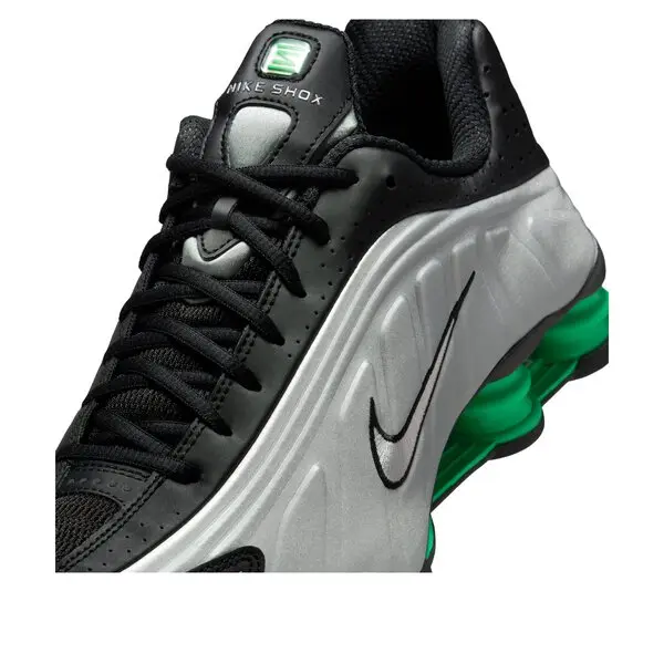 Nike Shox R4 - Metallic Silver Green Shock