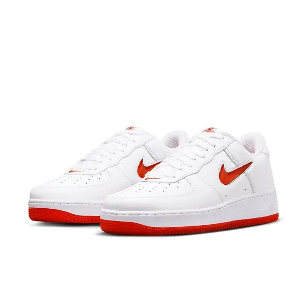 Nike Force 1 Low Athletic Sneakers - White/university Red
