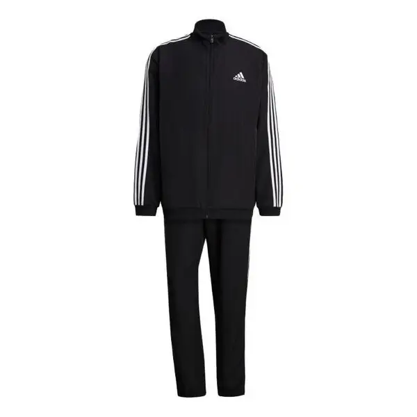 Adidas Aeroready Essentials Regular-fit 3-stripes Track Suit Asia Sizing - Black