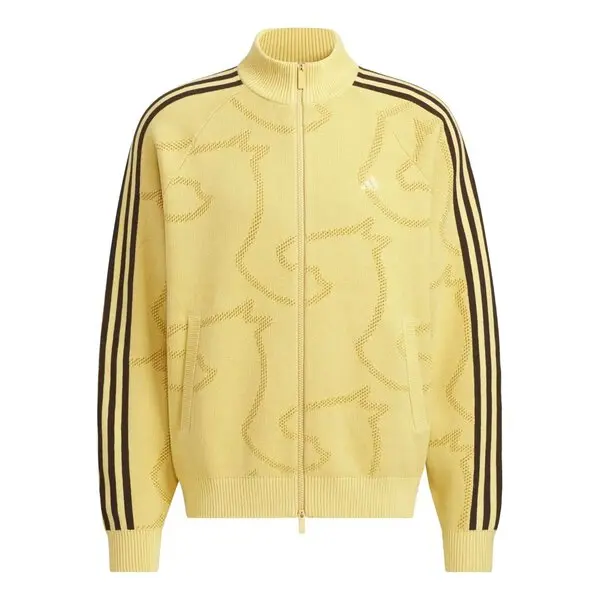 Adidas 3 Stripes Track Top - Oat