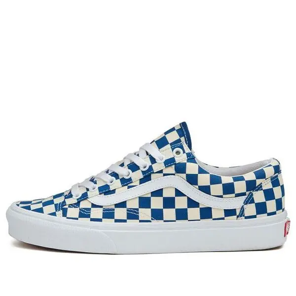 VANS Style 36 Checkerboard Sneakers - Blue/white