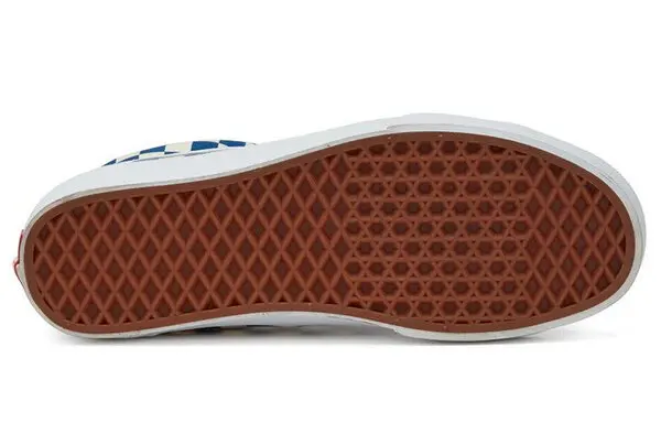 VANS Style 36 Checkerboard Sneakers - Blue/white