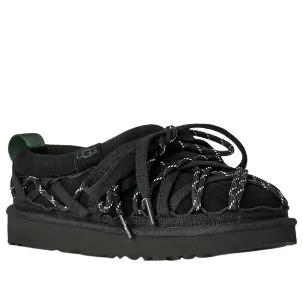 UGG Tasman Lace Up Slipper - Black