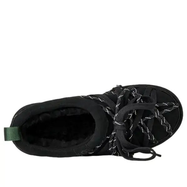 UGG Tasman Lace Up Slipper - Black