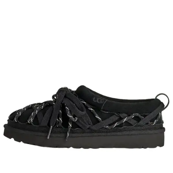 UGG Tasman Lace Up Slipper - Black