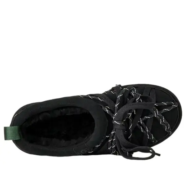 UGG Tasman Lace Up Slipper - Black