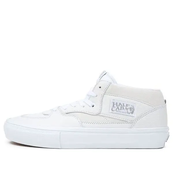 VANS Skate Half Cab Mid Top Sneakers - White