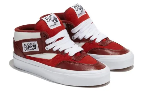 VANS Half Cab 33 Dx Sneakers - Red/white