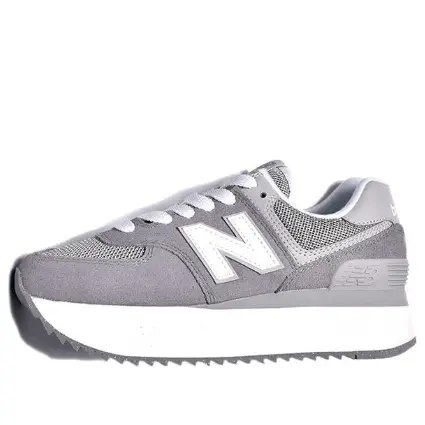 NEW BALANCE 574+ Platform Sneakers - Gray
