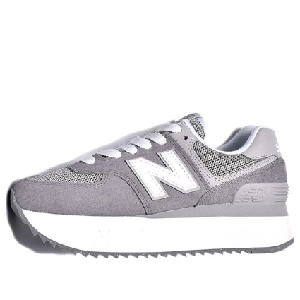 NEW BALANCE 574+ Platform Sneakers - Gray