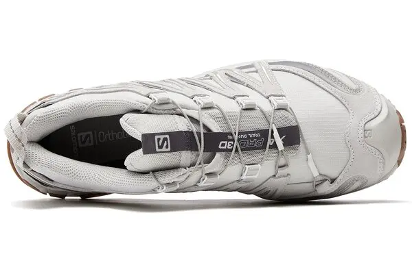 SALOMON Xa Pro 3d Suede Grey Sneakers - White/gray