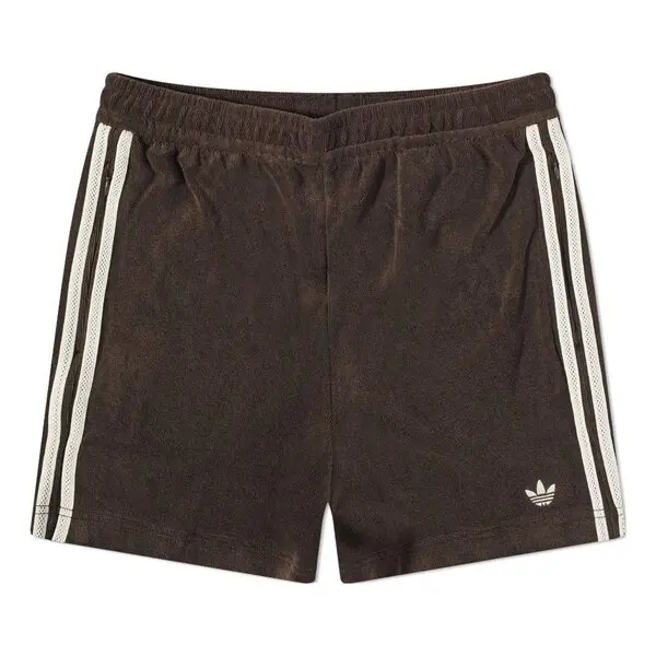 Adidas X Wales Bonner Towel Shorts - Dark Brown