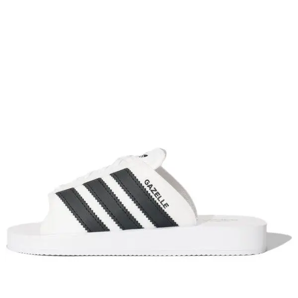 Adidas Gazelle Beach Slides - Footwear White/core Black/footwear White