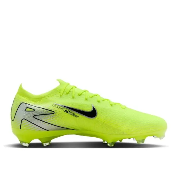 Nike Zoom Mercurial Vapor 16 Pro Fg Athletic Sneakers - Volt/black