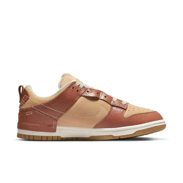Nike Dunk Low Disrupt 2 Crocodile' Sneakers - Brown