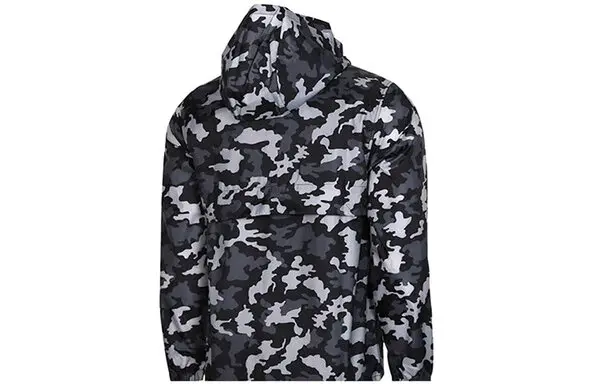 Nike Camouflage Pattern Hooded Zipper Jacket