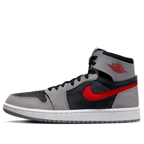 JORDAN 1 High Zoom Air Cmft 2 High Top Sneakers - Grayblackred